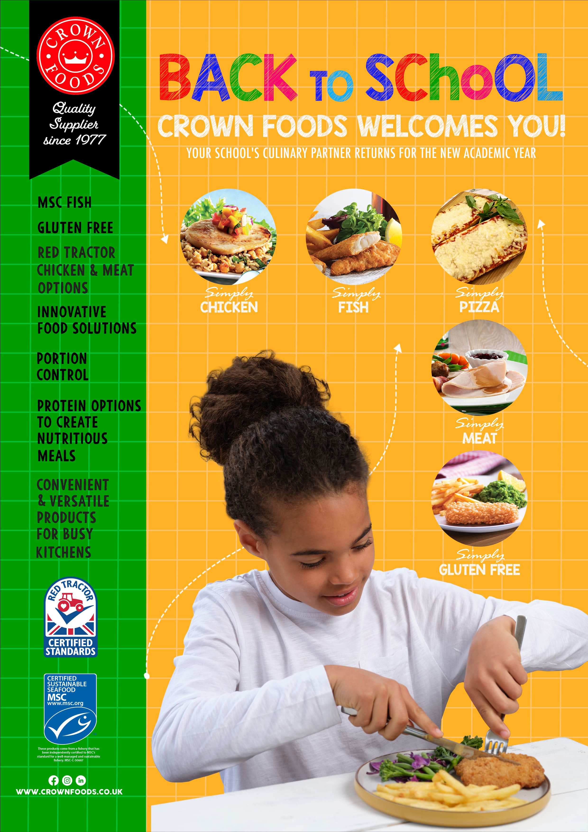 Crown Foods Is Here to Make Your School Menu Shine Again!